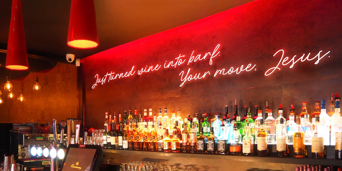 Neon wall signs for bars & restaurants | Neon Signs - Neon Vibes® neon ...