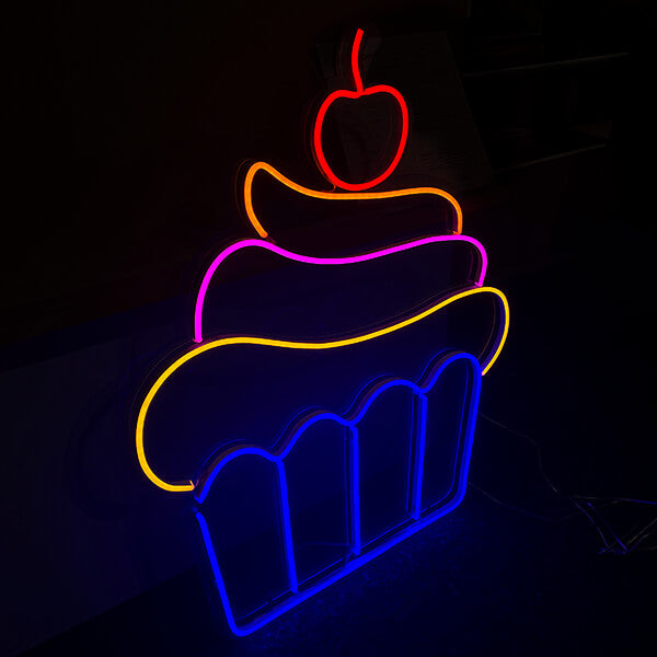 Cupcake neon sign - Neon Vibes® neon signs