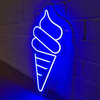 Ice Cream Cone neon sign - Neon Vibes® neon signs
