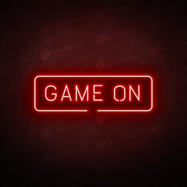 Game On LED Neon Sign - Neon Vibes® - Neon Vibes® neon signs