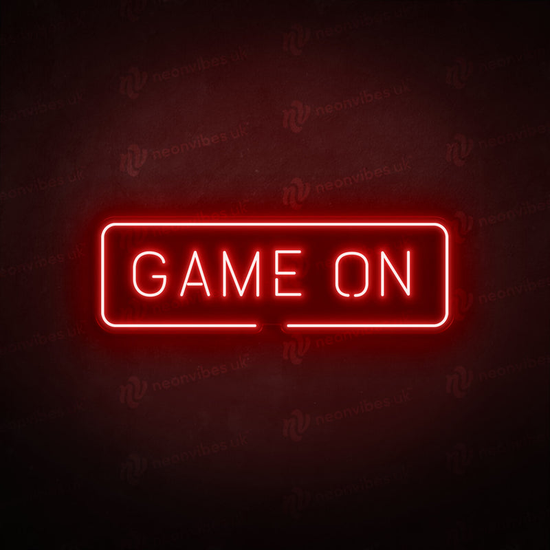 Game On LED Neon Sign - Neon Vibes® - Neon Vibes® neon signs