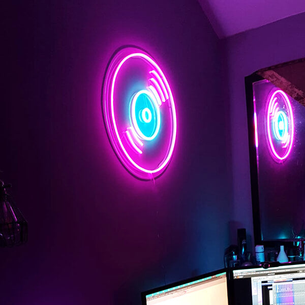 Record LED Neon Sign - Neon Vibes® - Neon Vibes® neon signs