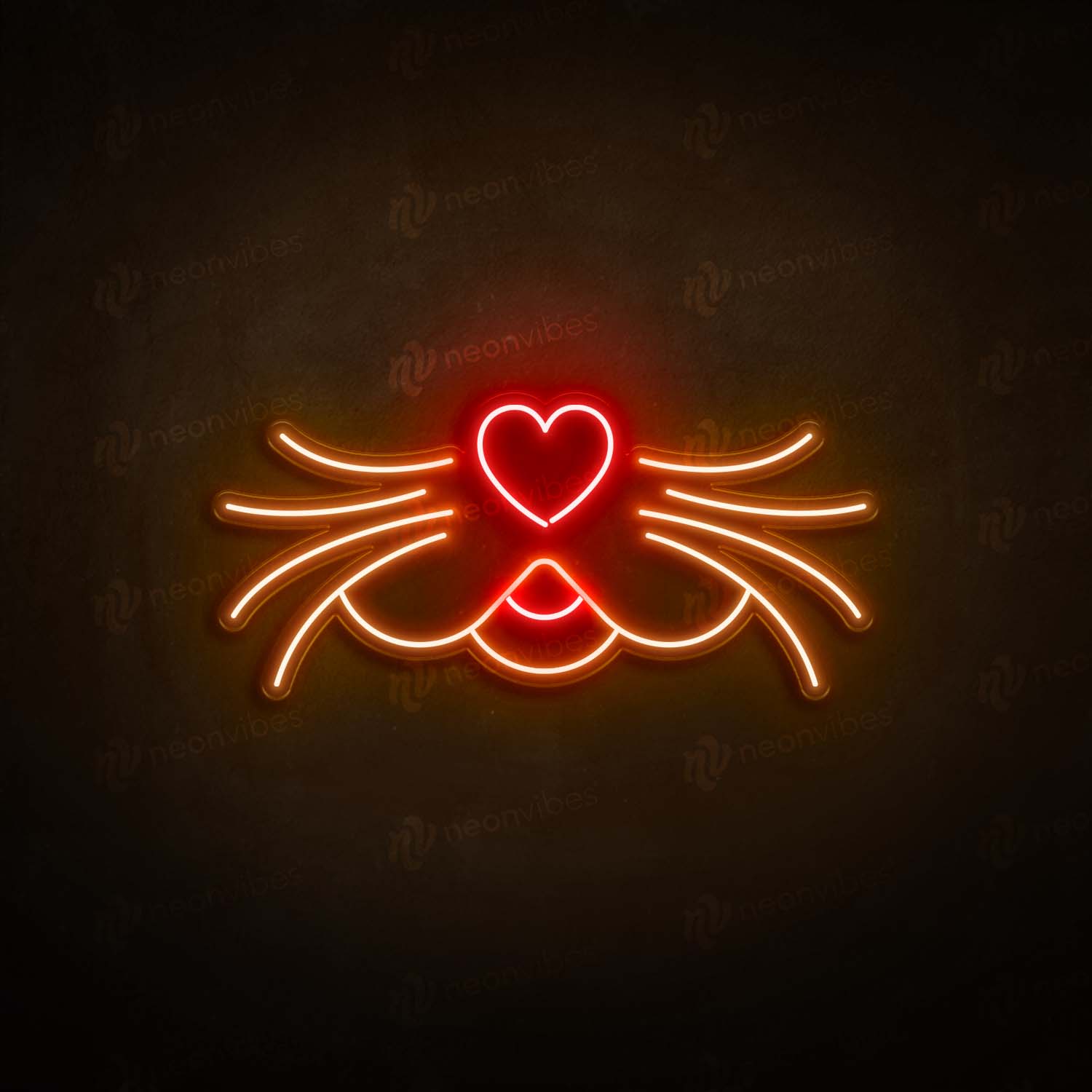 Heart Nose Art