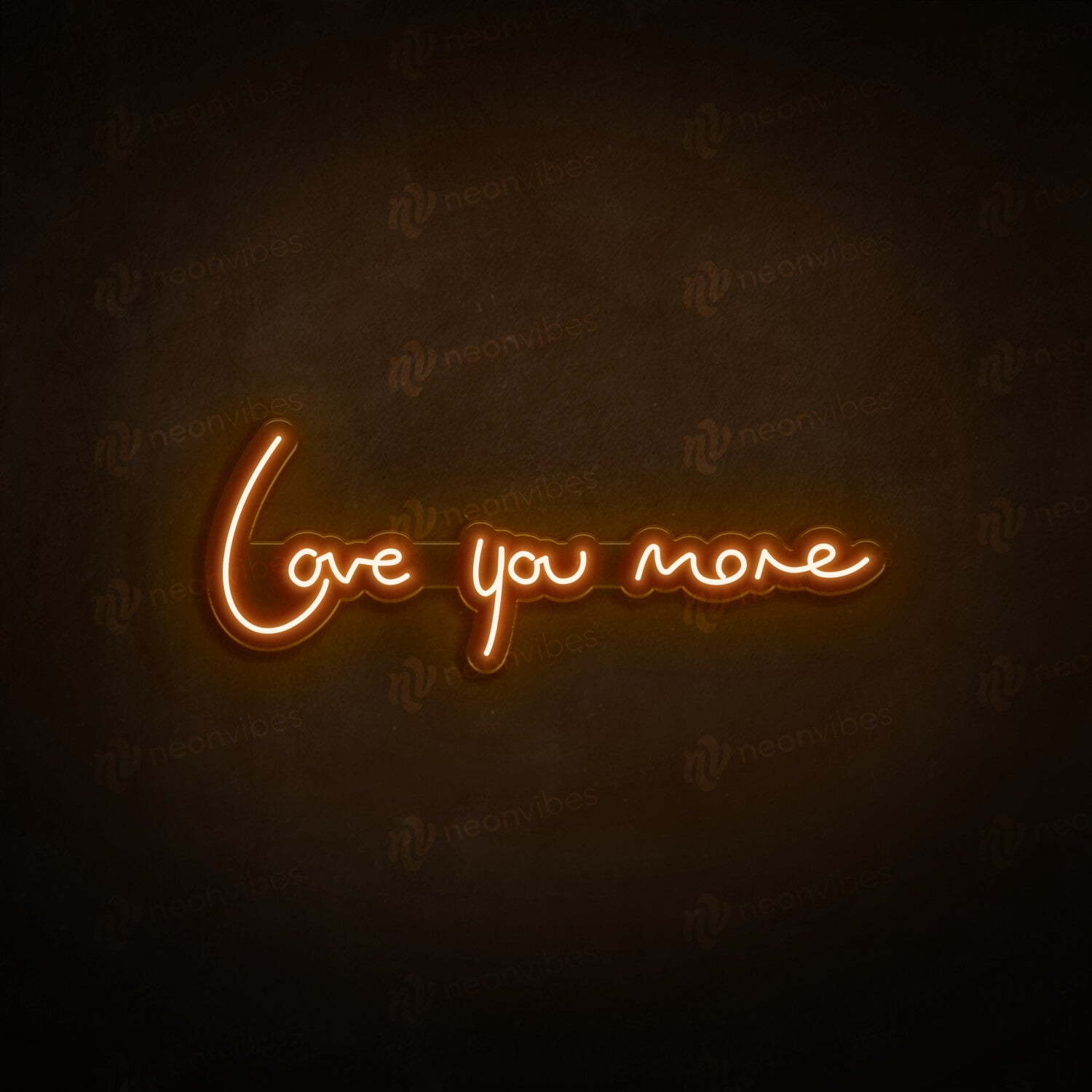 Love You More LED Neon Sign - Neon Vibes® - Neon Vibes® neon signs