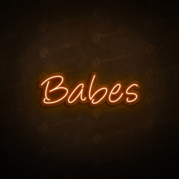 Babes neon sign - Neon Vibes® neon signs