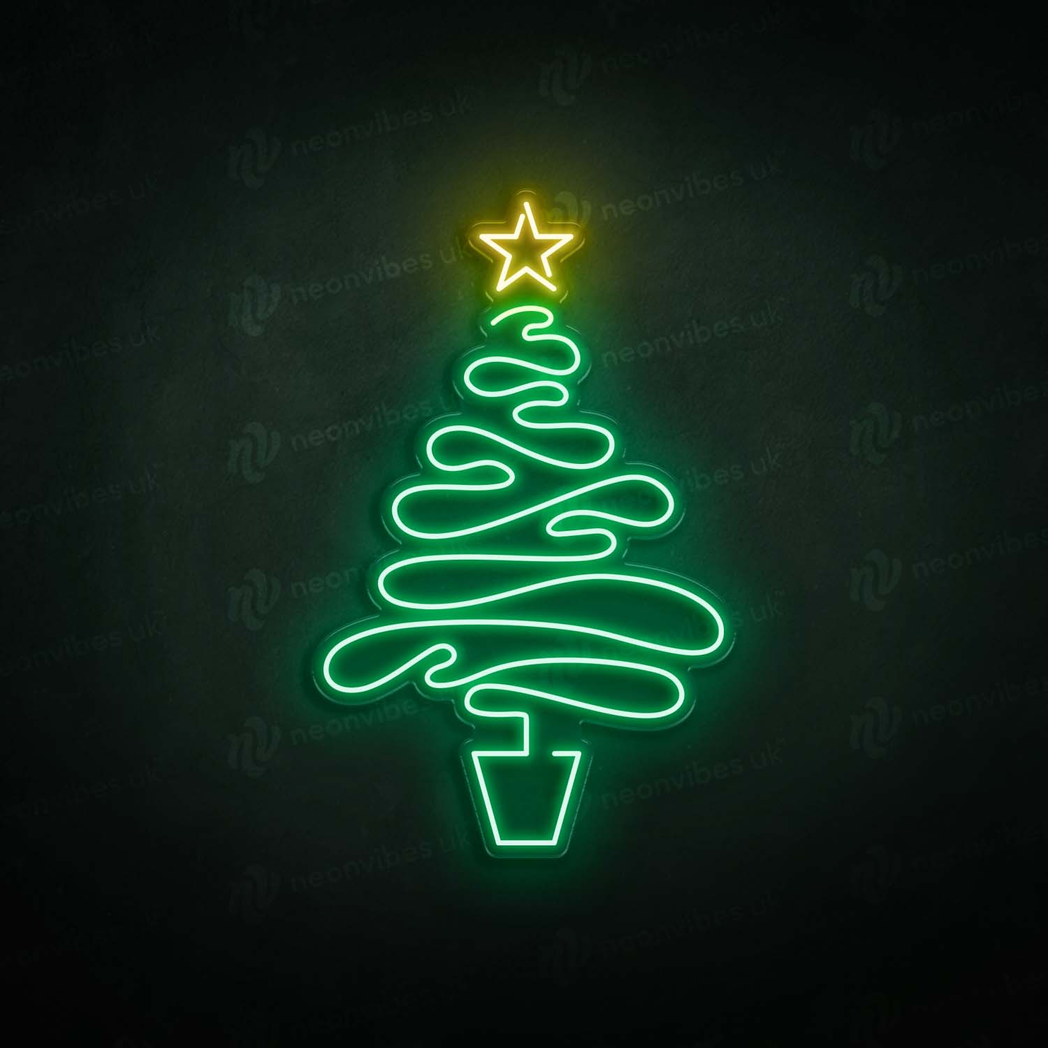 Christmas Tree neon sign - V2 - Neon Vibes® neon signs