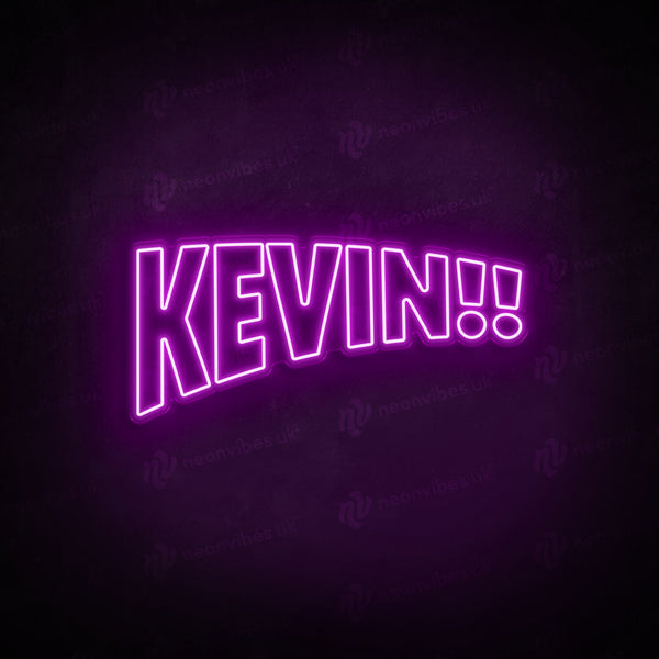Kevin!! neon sign - Neon Vibes® neon signs