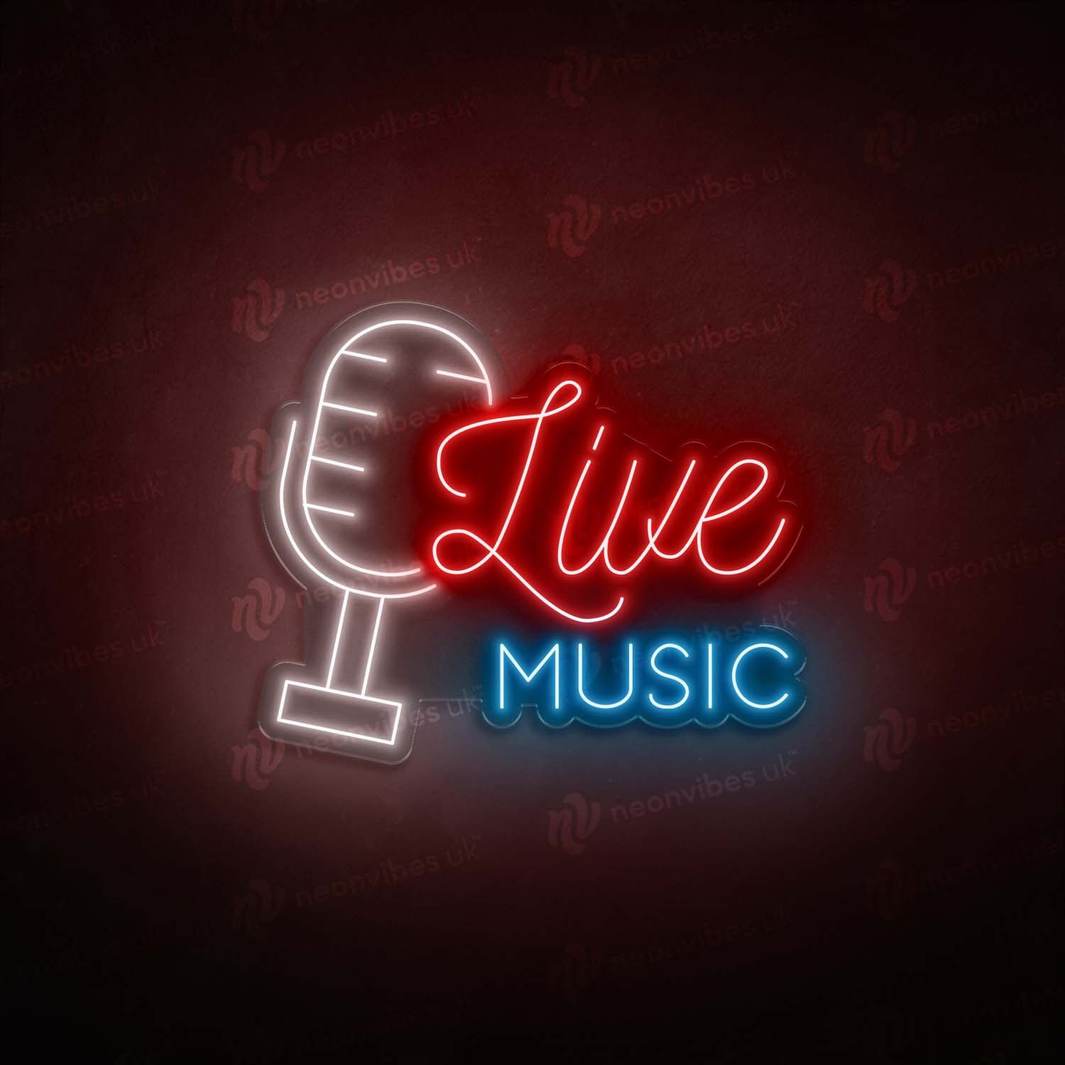 Live Music Neon Order 'Live Music' Led Neon Sign In Australia | The