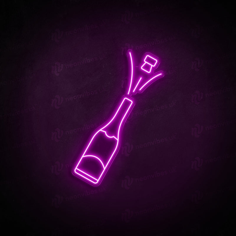 Pop Cork LED Neon Sign - Neon Vibes® - Neon Vibes® neon signs